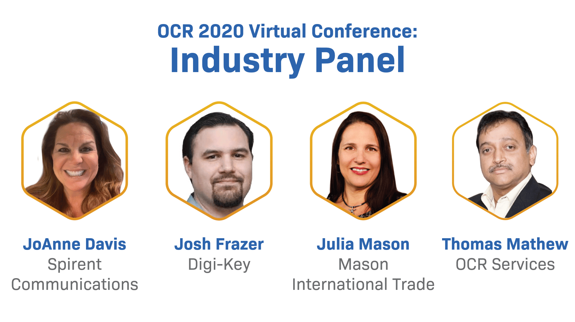 Webinar: Industry Panel - OCR Services, Inc.